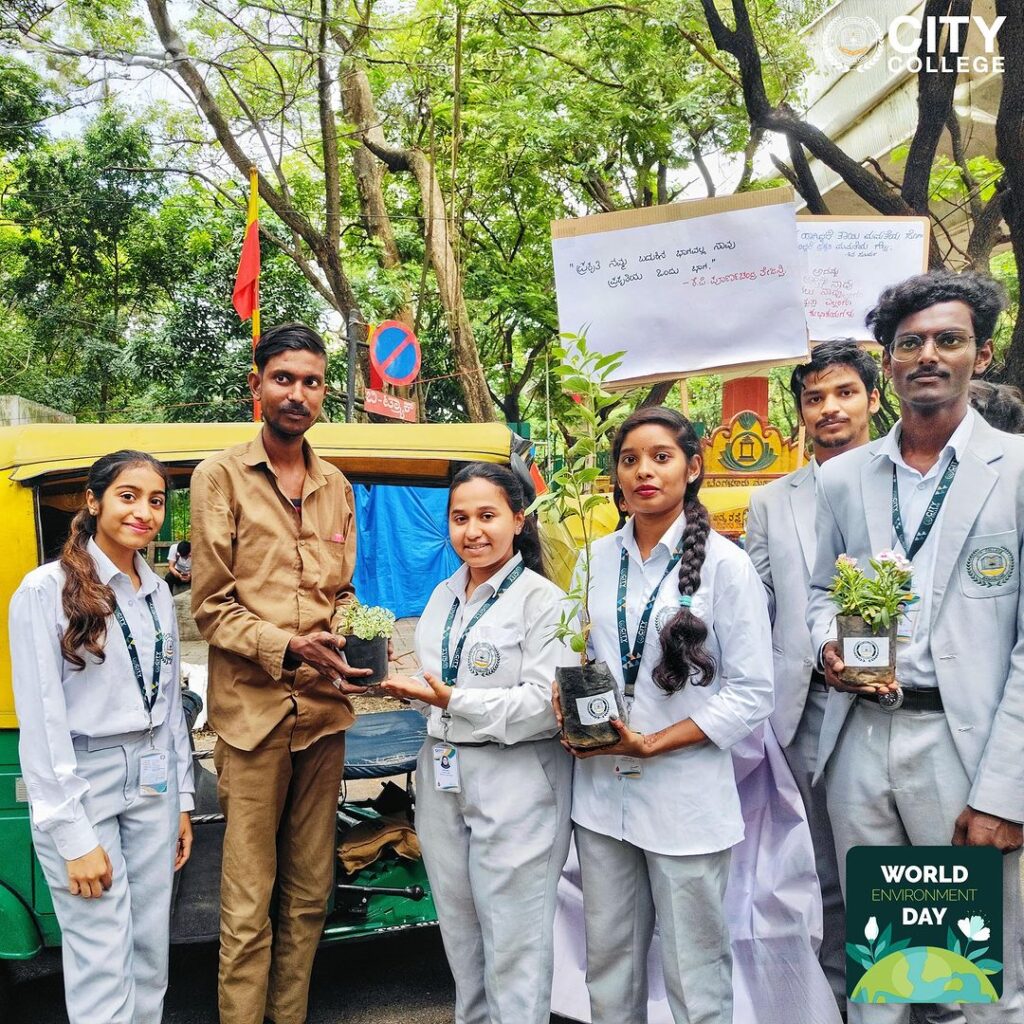 Celebrating World Environment Day at City College Jayanagar | City ...