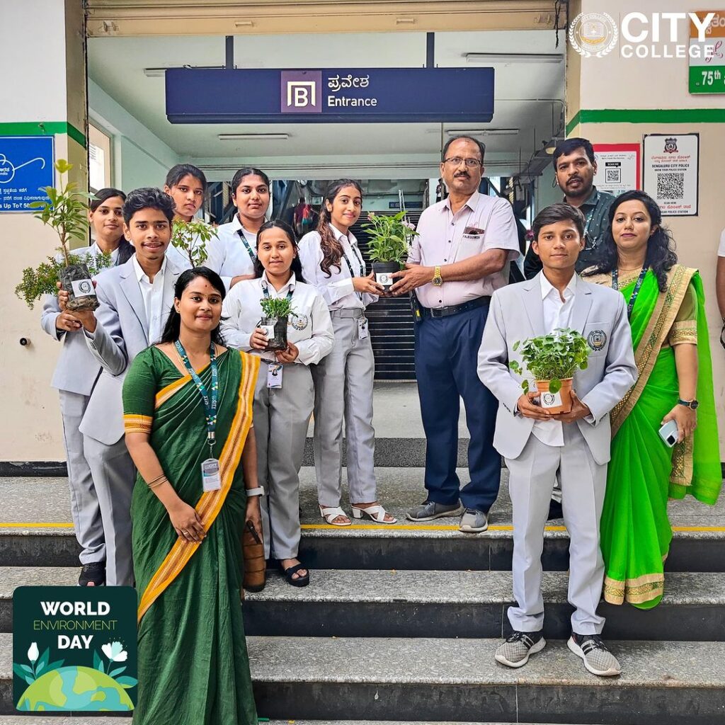 Celebrating World Environment Day at City College Jayanagar | City ...